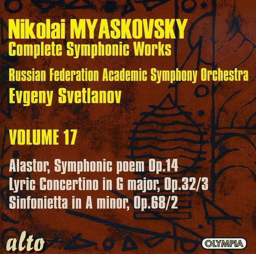 Evgeny Svetlanov - Alastor Sym Poem / Lyric Concertino / Sinfonietta ...