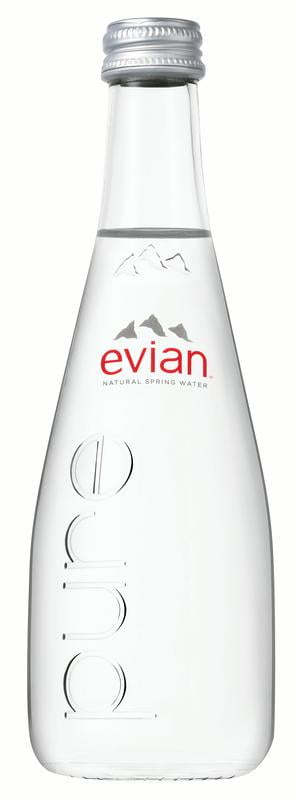 Evian Natural Spring Water, 11.1 Fl Oz, Glass, 20-Pack - Walmart.com