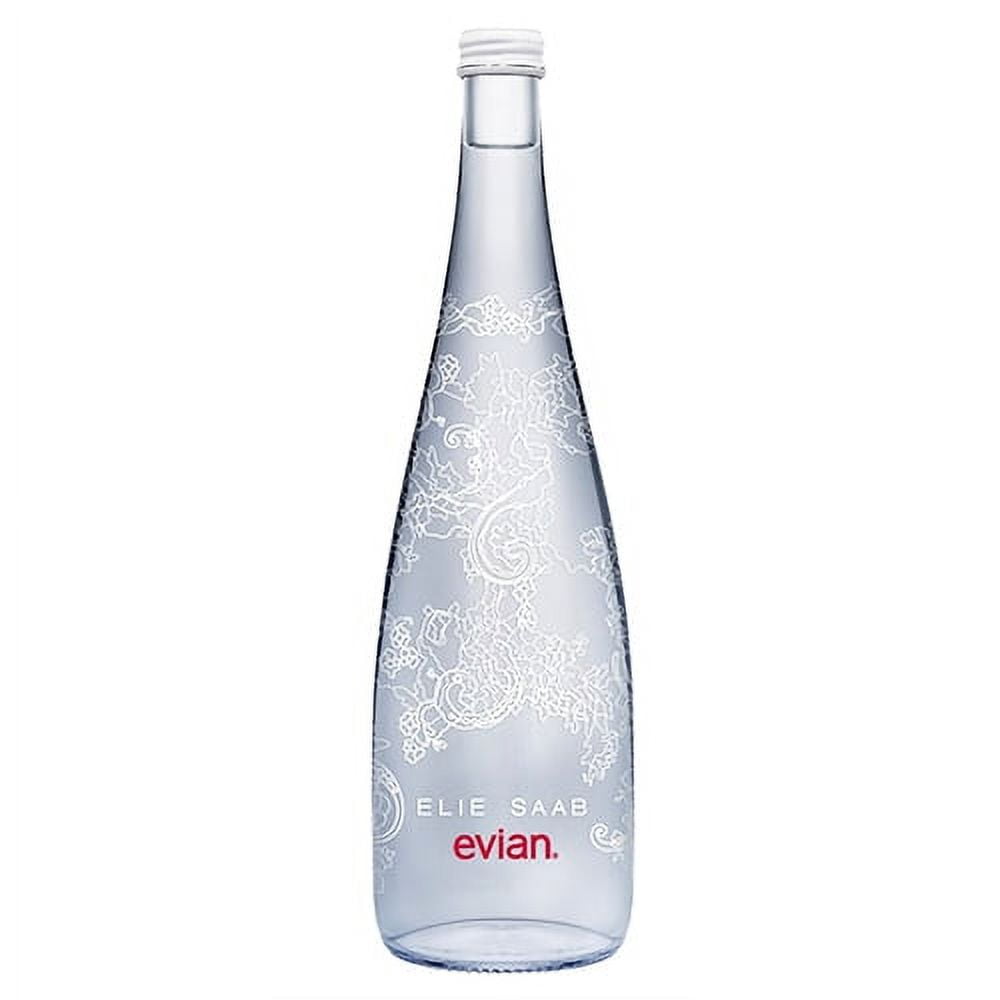 Evian Water Glass Bottle - 750 ML x 12 - Walmart.com