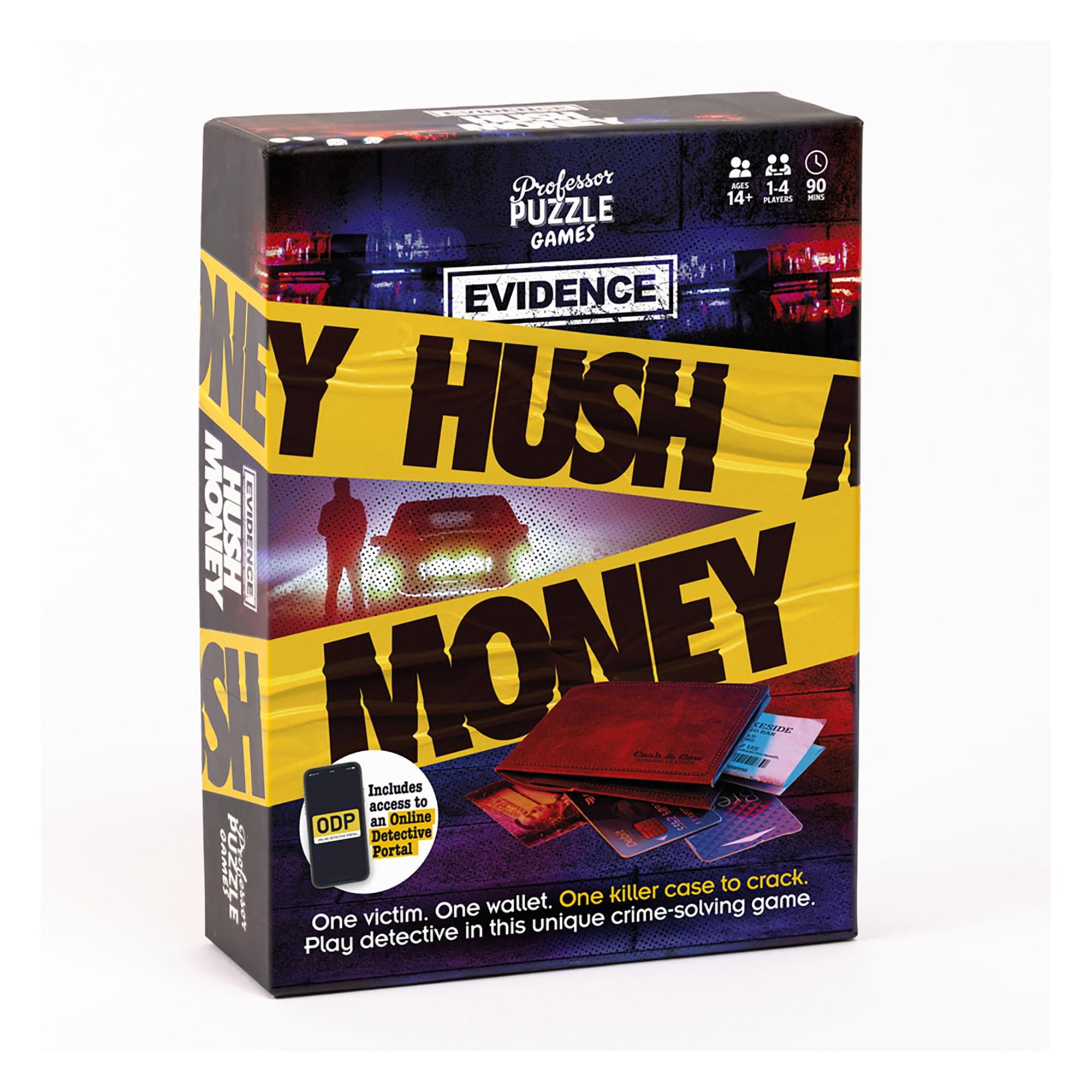 Professor Puzzle: Evidence: Hush Money - Unique Detective Crime-Solving ...