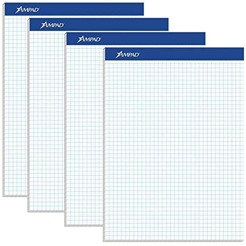 Evidence Quad Dual-Pad, Quadrille Rule, Letter Size (8.5 x 11.75 ...