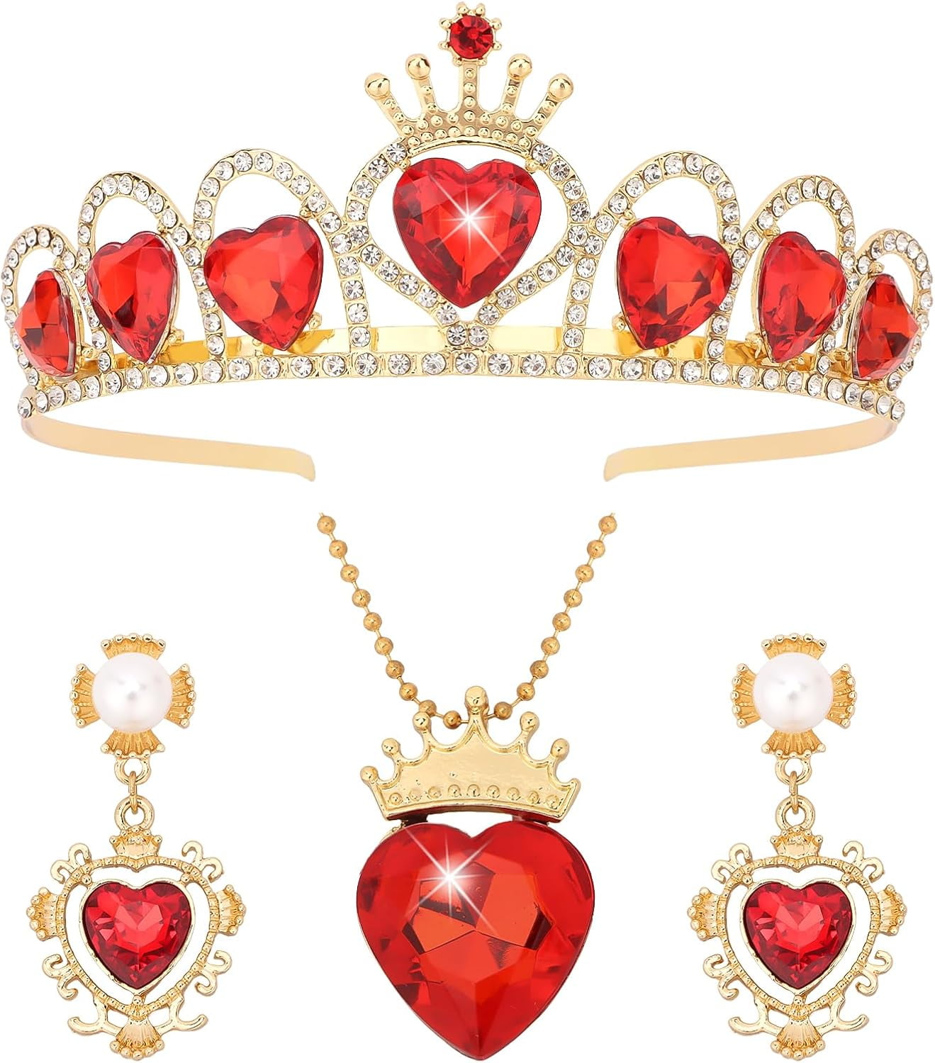 Evie Descendants Costume Adult, Blue Descendants Queen of Hearts Crown ...