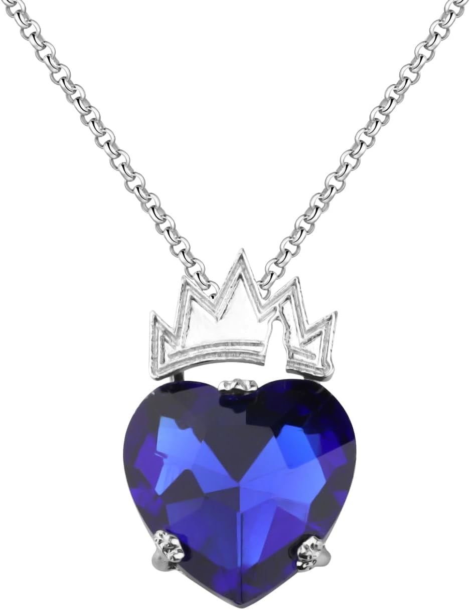 Evie Red Heart Necklace Jay ＆ Mal Fans Gifts Queen Of Heart Cosplay ...