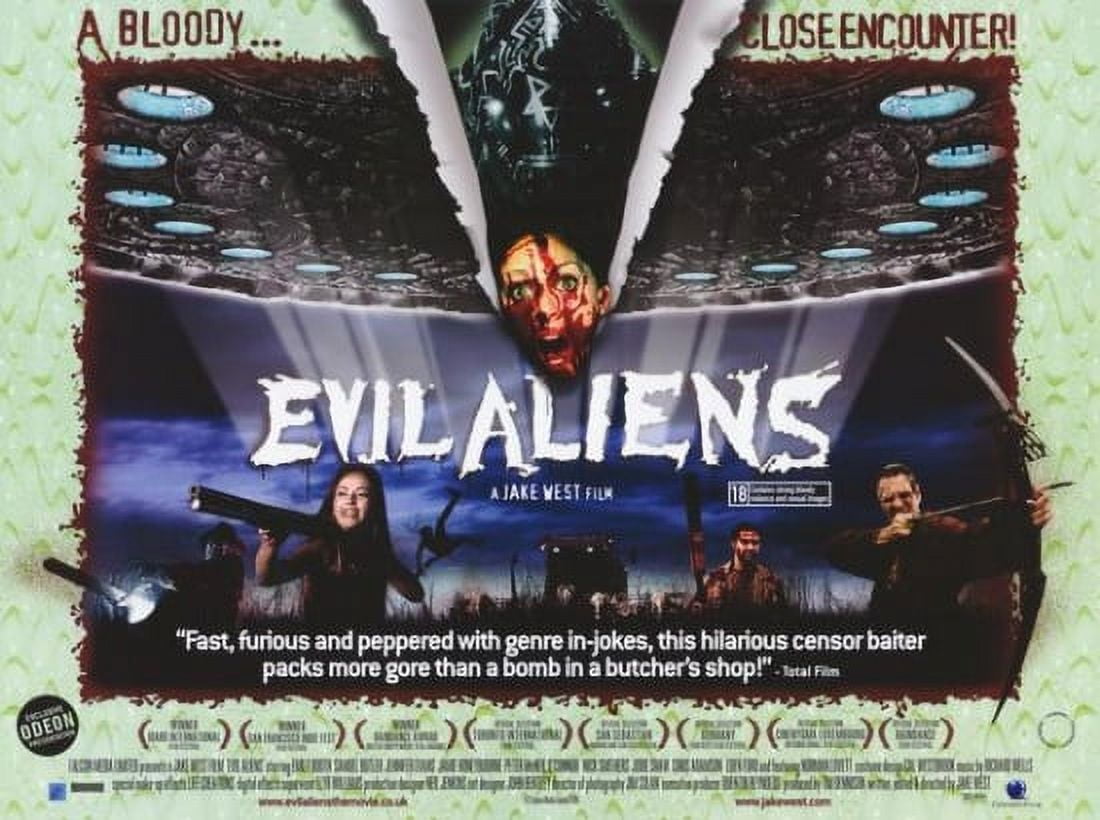 Evil Aliens Movie Poster (11 x 17) - Walmart.com