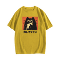 Evil Black Cat and Mouse Cotton casual T-shirt - Walmart.com