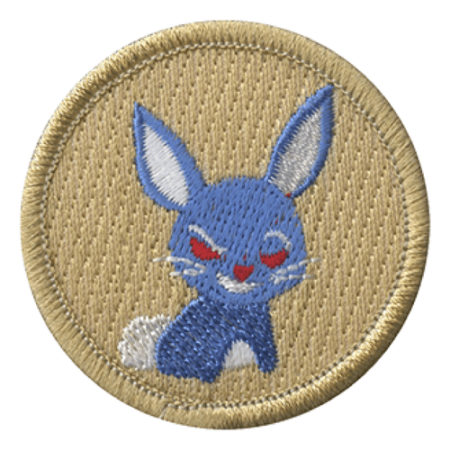Evil Blue Bunny Scout Patrol Patch (Sew-on) - ClassB - Walmart.com