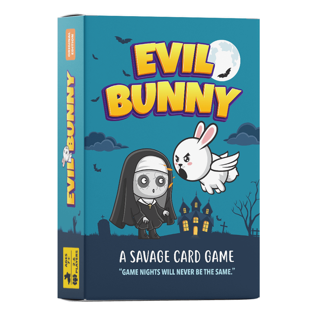 Evil Bunny Original Card Game, Fun Party Game for Family & Friends ...