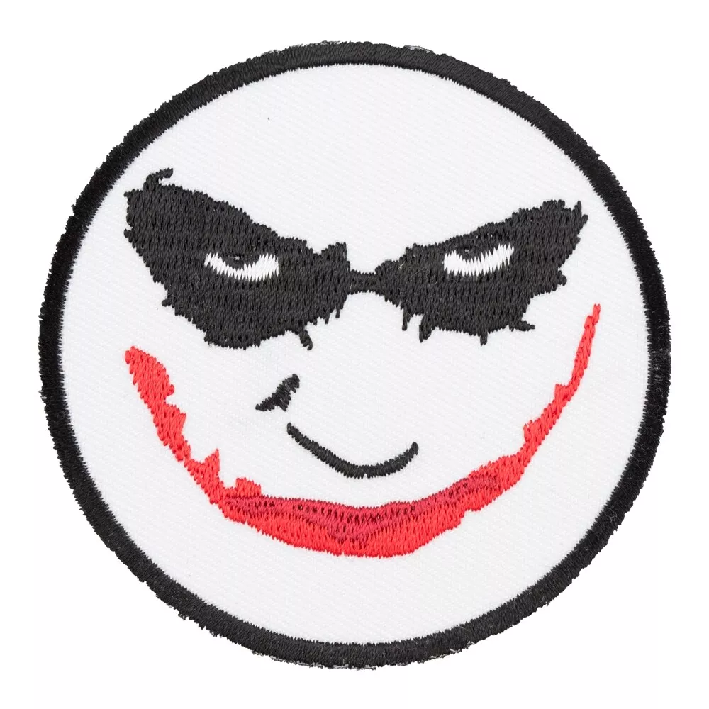 Evil Clown Smiley Face Patch, Smiley Face Patches - Walmart.com
