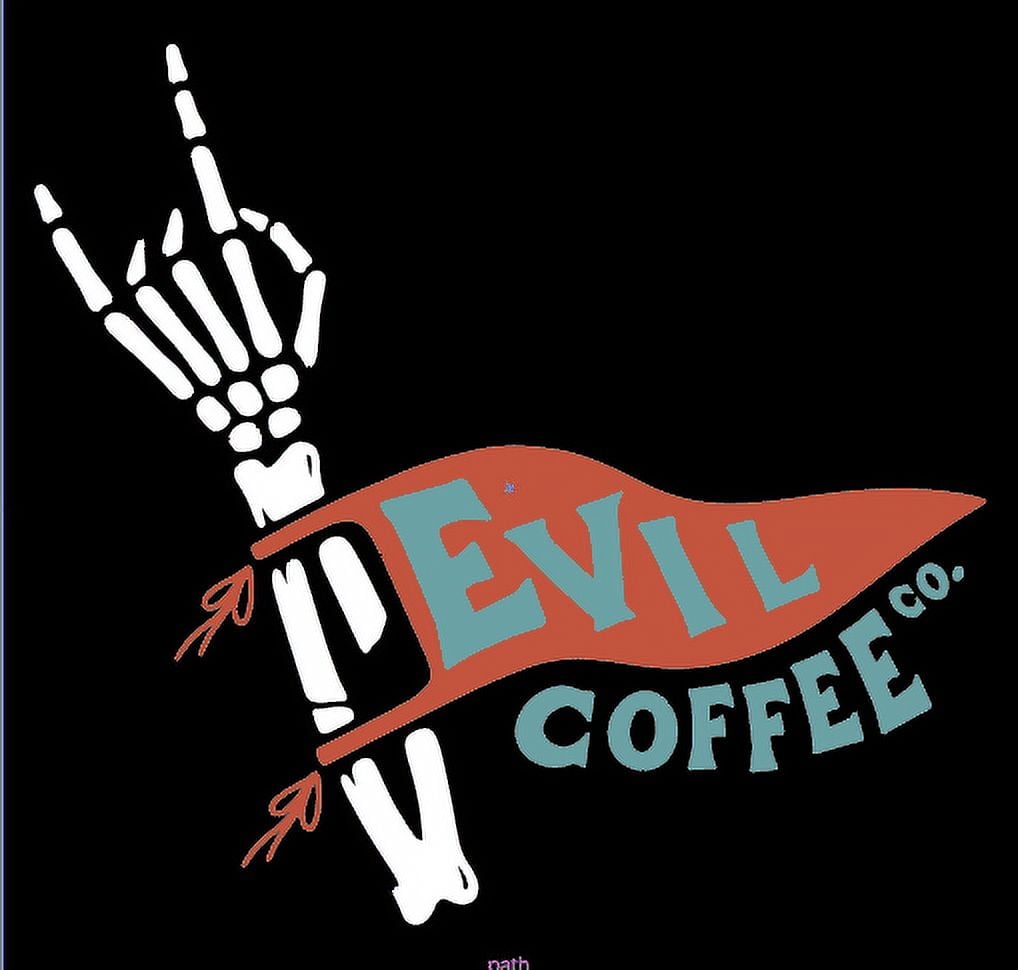 Evil Coffee Cool Helmet Stickers - Moto Sticker, Motocross Decals, 3 ...