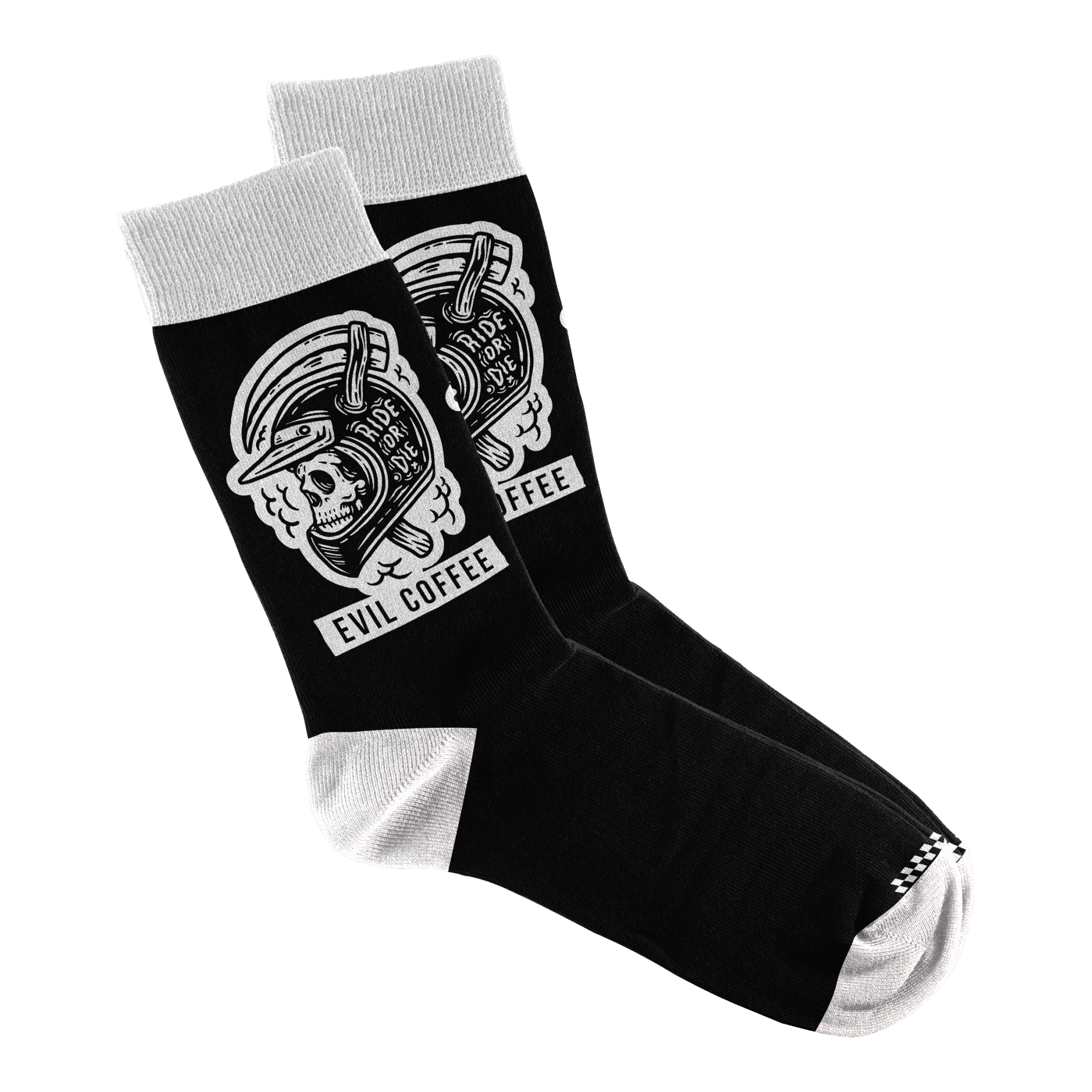 Evil Coffee Grym Rider Socks - Walmart.com