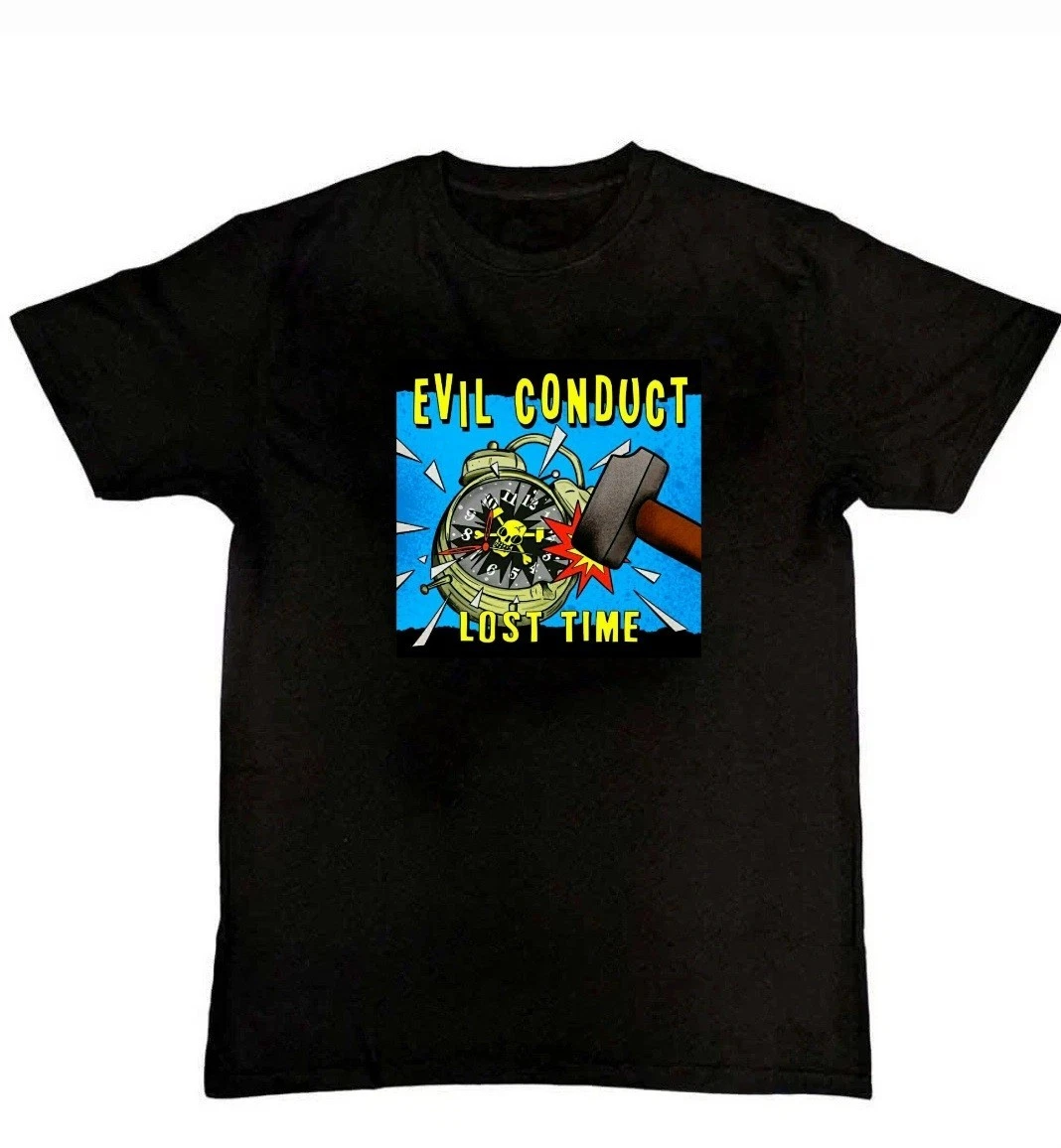 Evil Conduct Lost Time Graphic Print Unisex Mens T-Shirt S M L XL 2 3 4 ...