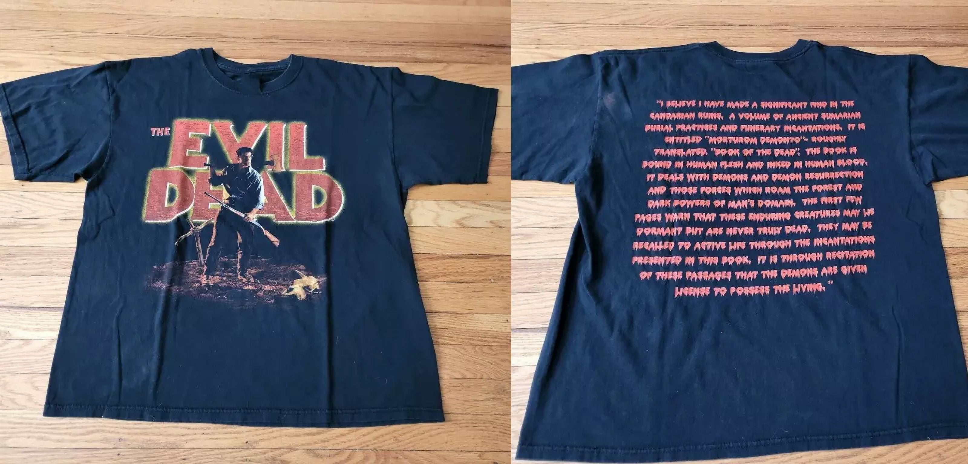Evil De.ad Horror Movie Double Sided T Shirt Full Size S-4XL Hot ...