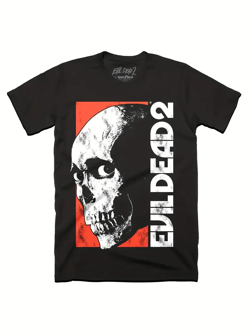 Evil Dead 2 Classic Skull T-Shirt - Walmart.com