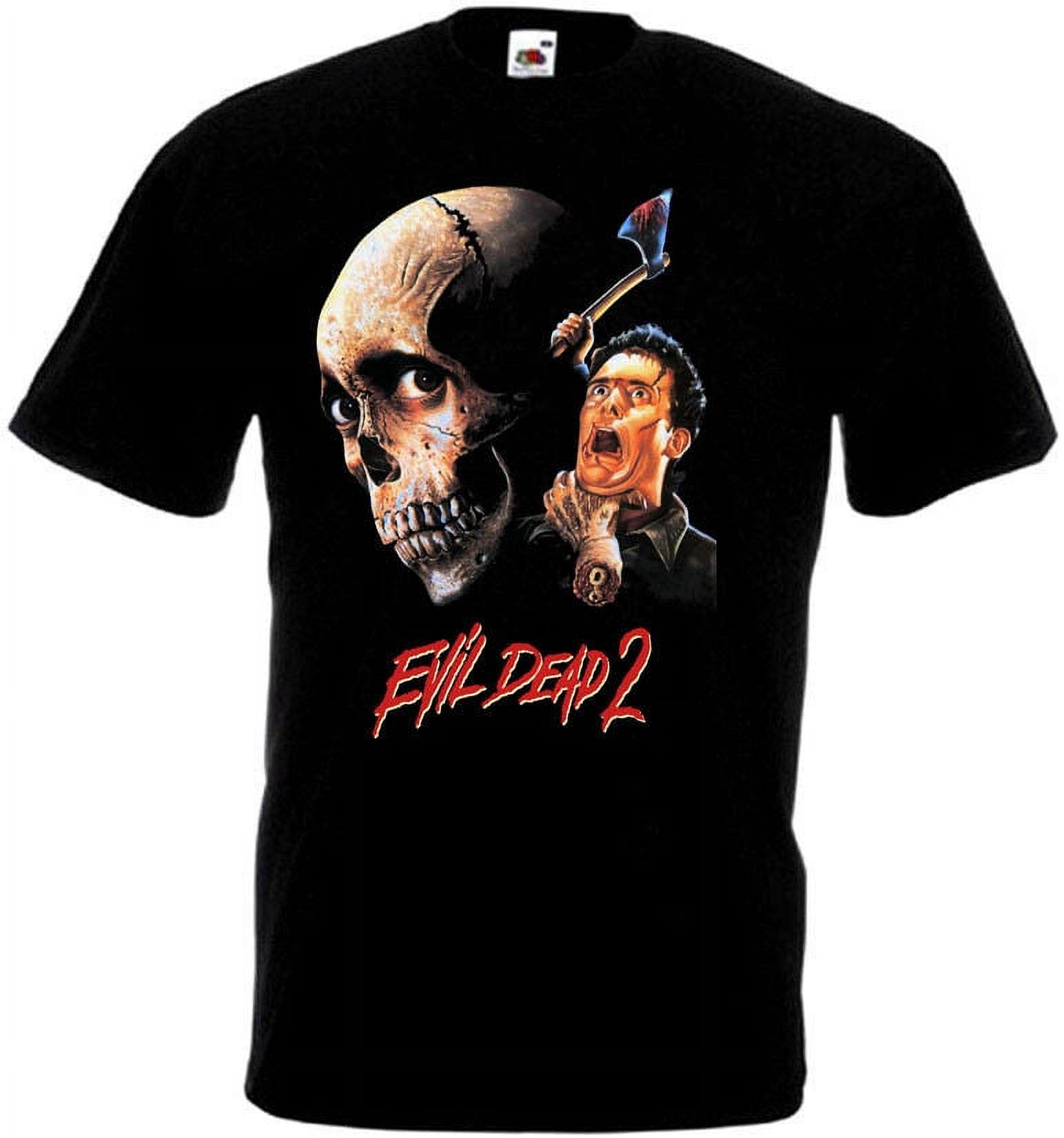 Evil Dead 2 v.4 T shirt black movie poster horror all sizes S-5XL ...