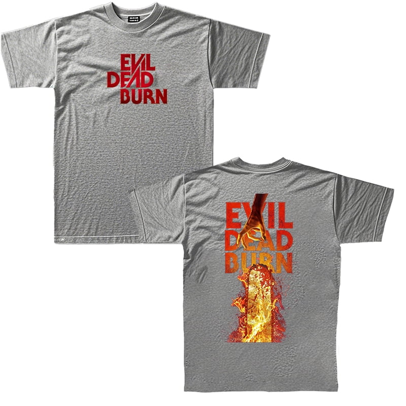 Evil Dead Burn Movie Merch T-shirt Summer Unisex Fashion Short-sleeved ...