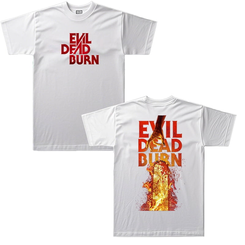 Evil Dead Burn Movie Merch T-shirt Summer Unisex Fashion Short-sleeved ...