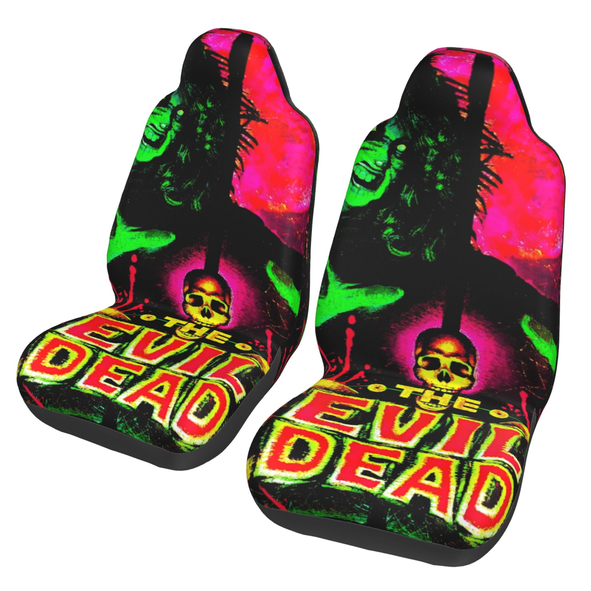 Evil Dead Horror Car Seat Covers Set 2Pcs, Front Seat Covers for Car ...