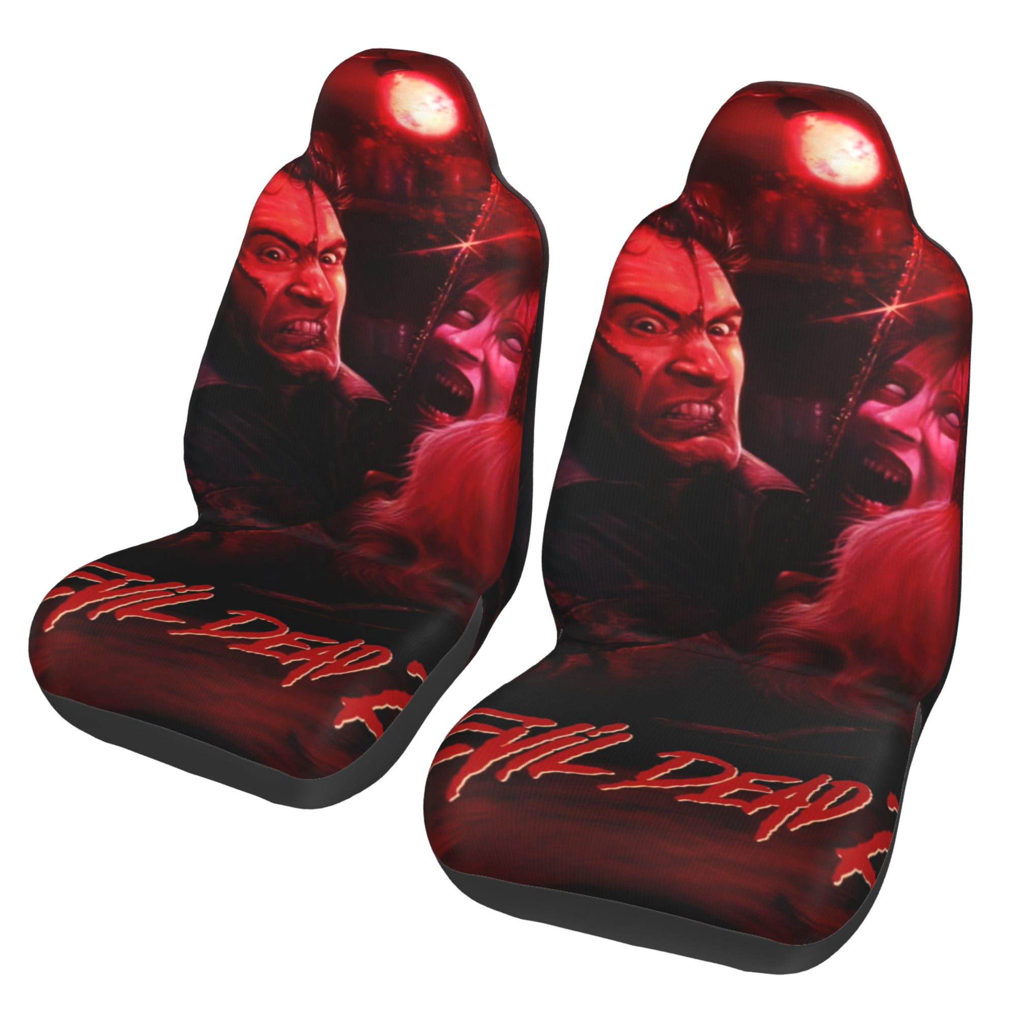Evil Dead Horror Car Seat Covers Set 2Pcs, Front Seat Covers for Car ...