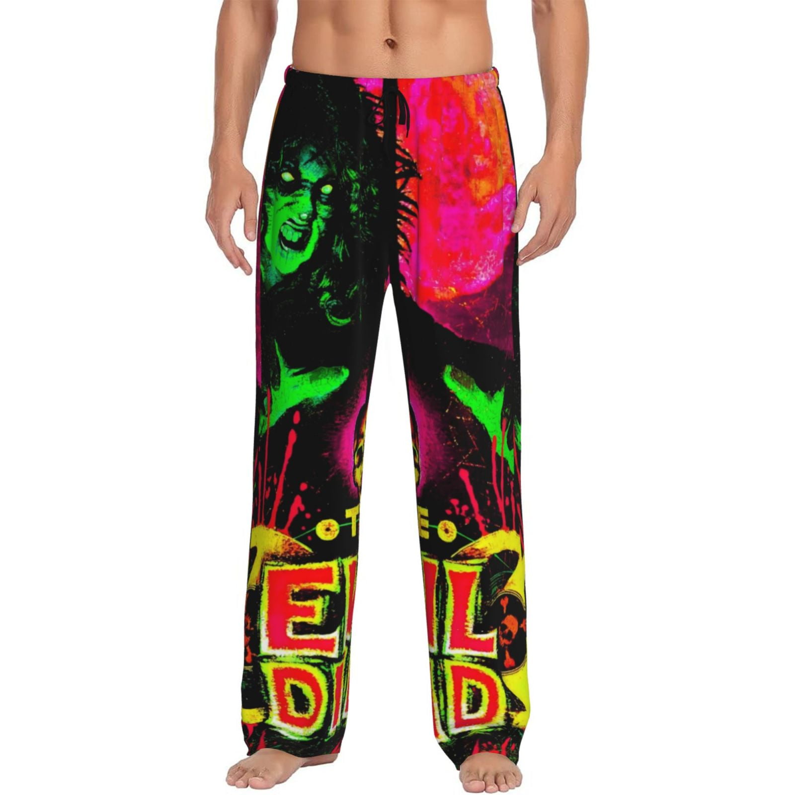 Evil Dead Horror Pajama Pants for Men, Super Soft All over Print Lounge ...