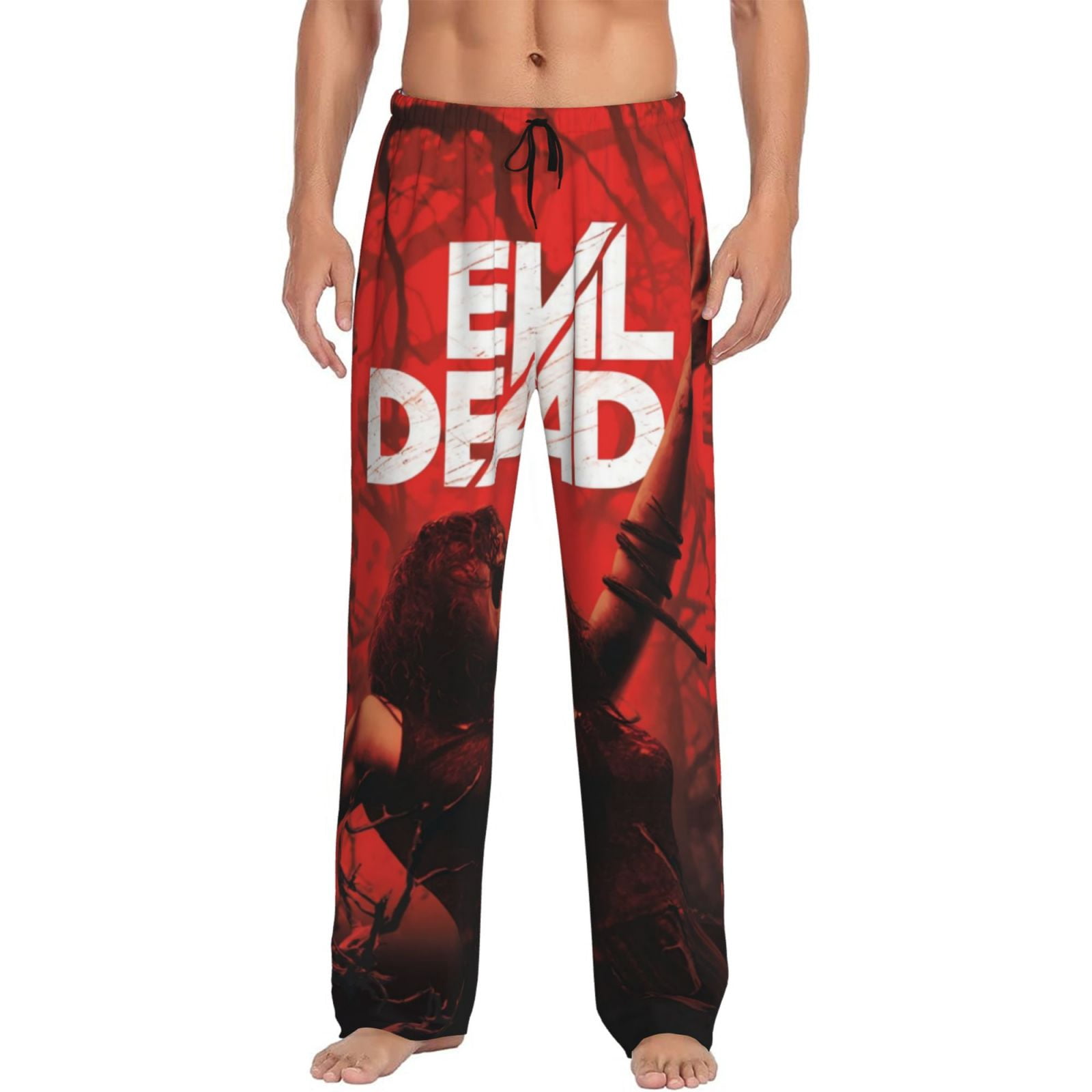 Evil Dead Horror Pajama Pants for Men, Super Soft All over Print Lounge ...