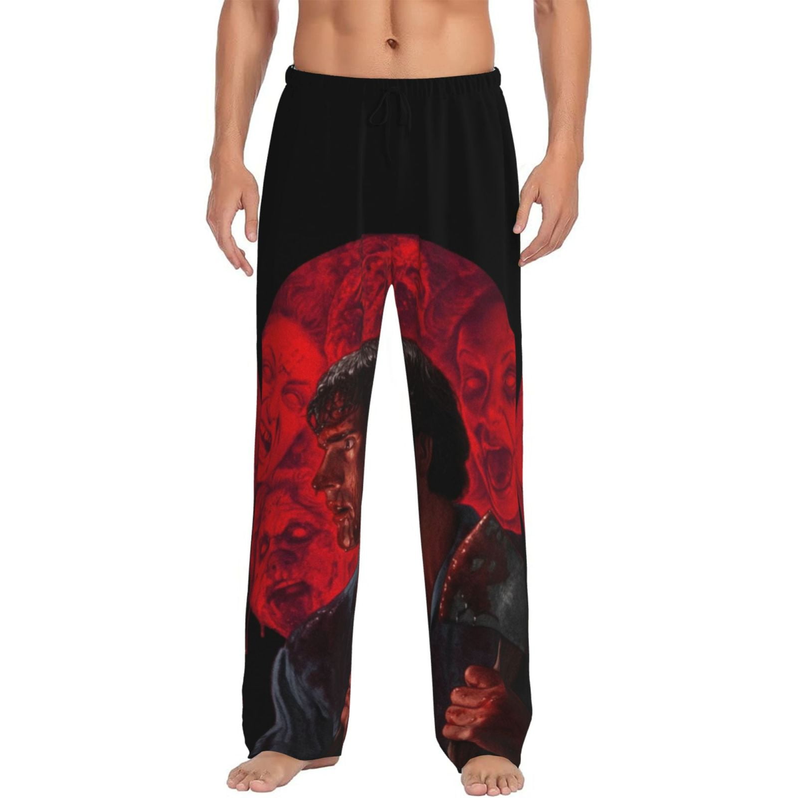 Evil Dead Horror Pajama Pants for Men, Super Soft All over Print Lounge ...