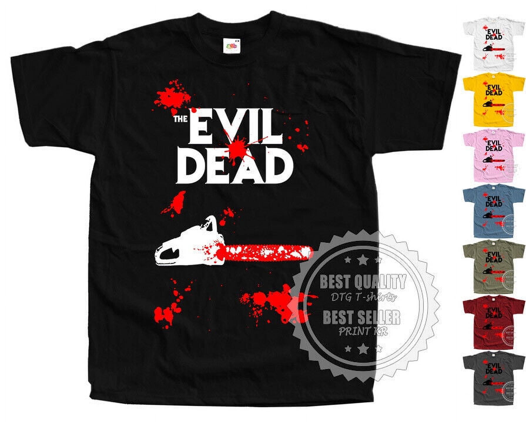 Evil Dead V2 T SHIRT Horror Movie Poster Colors black white Sizes S to ...