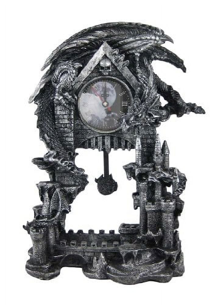 Evil Dragon Pentagram Pendulum Mantel Clock - Walmart.com