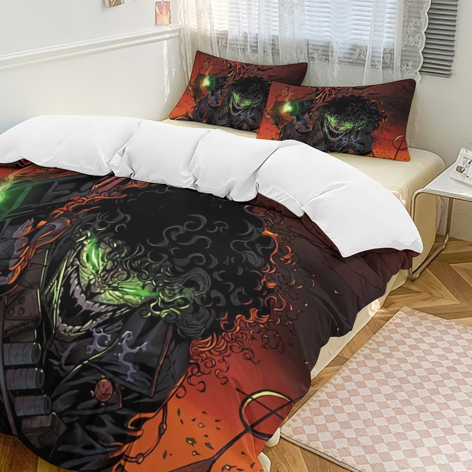 Evil Ernie Anime Cartoon Bedding 3-Piece Set, 79 X 90 Inches, 1 Duvet ...