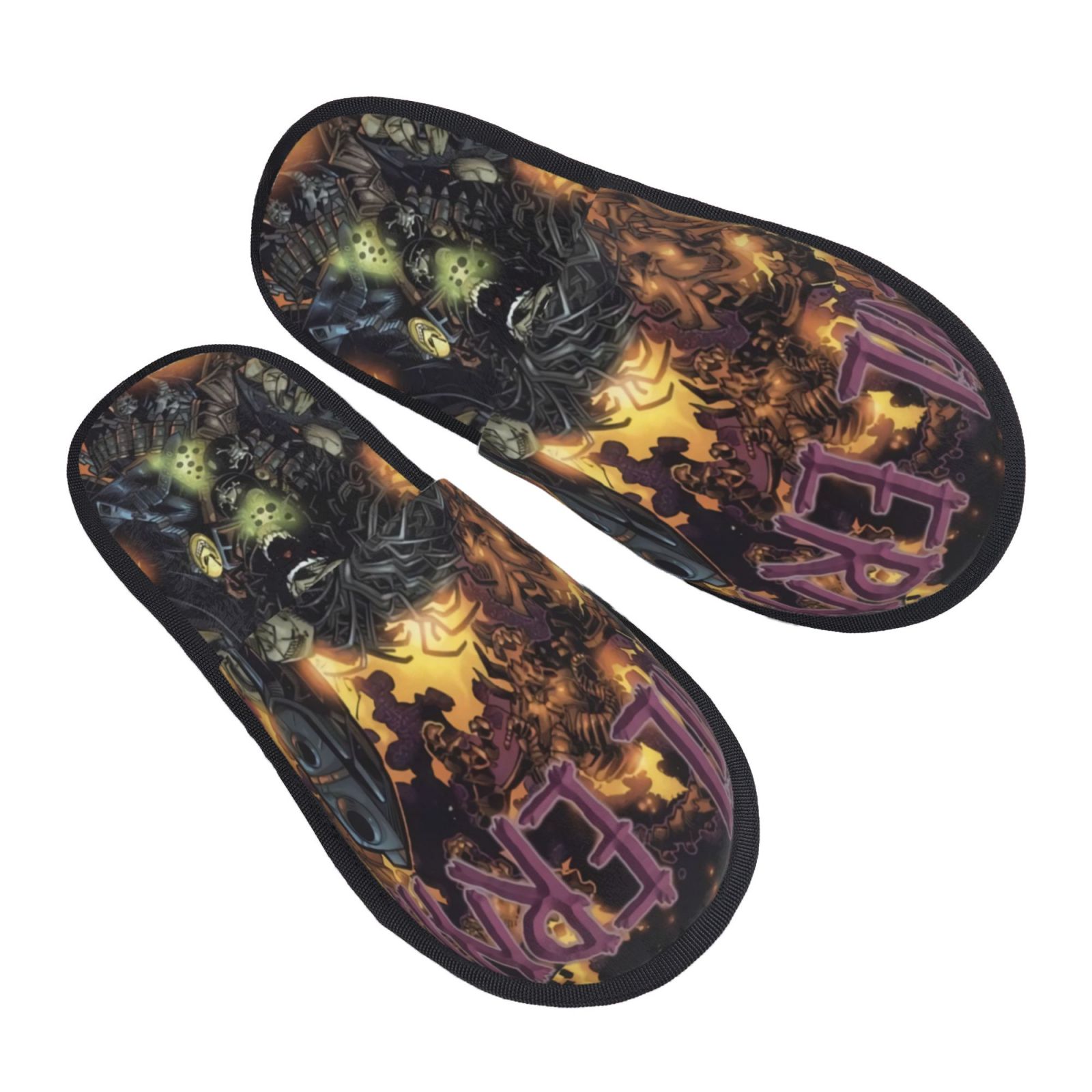 Evil Ernie Anime Home Slippers Warm Cozy Shoes Anti-Slip Soft Plush ...