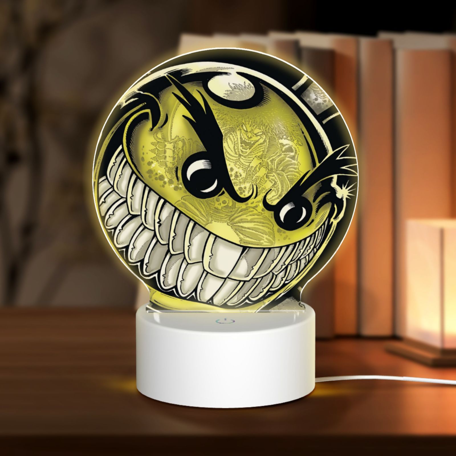 Evil Ernie Anime Round Acrylic Night Light Is Suitable For Rooms ...