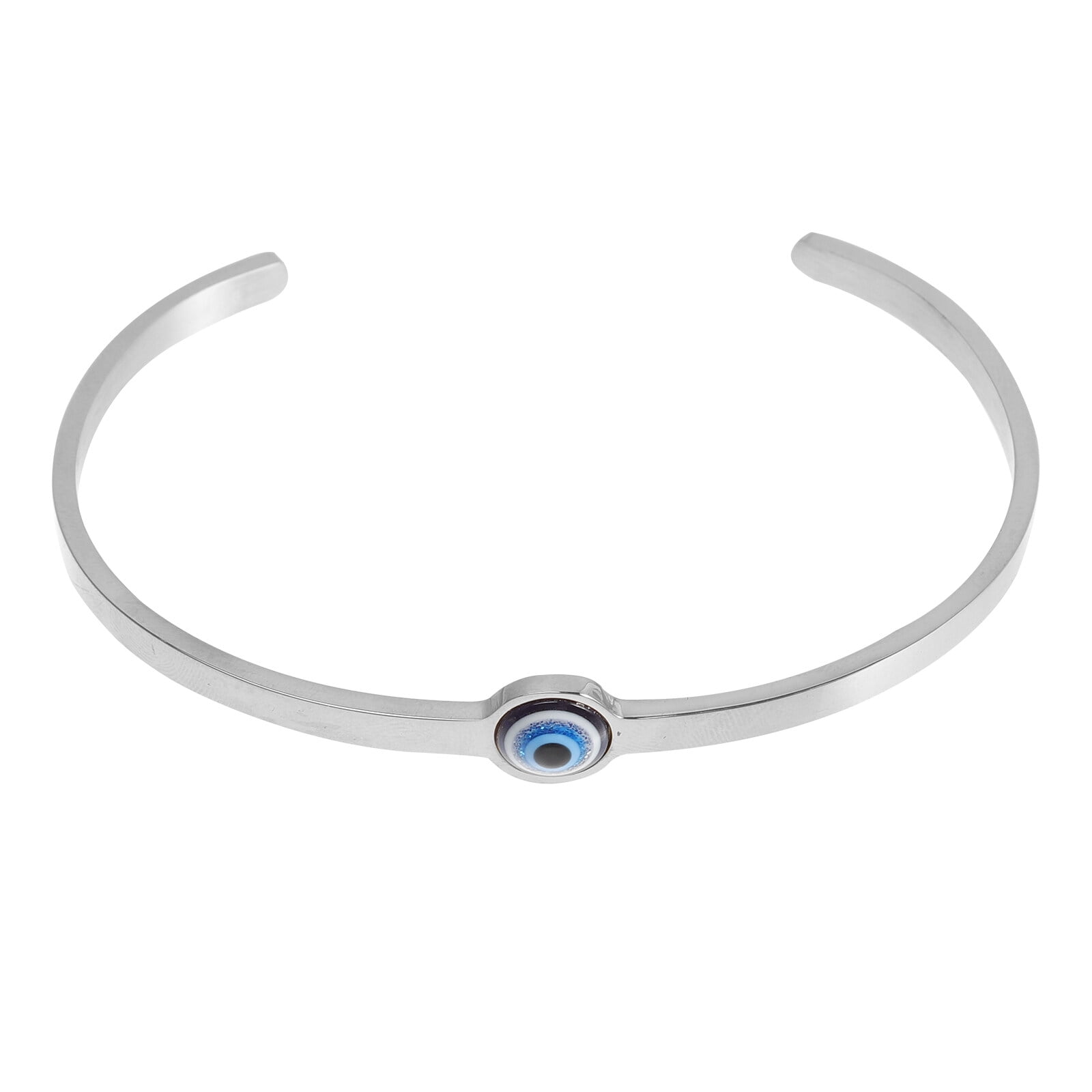 Evil Eye Bangle Open Bangle Adjustable Bracelet Women Protection ...