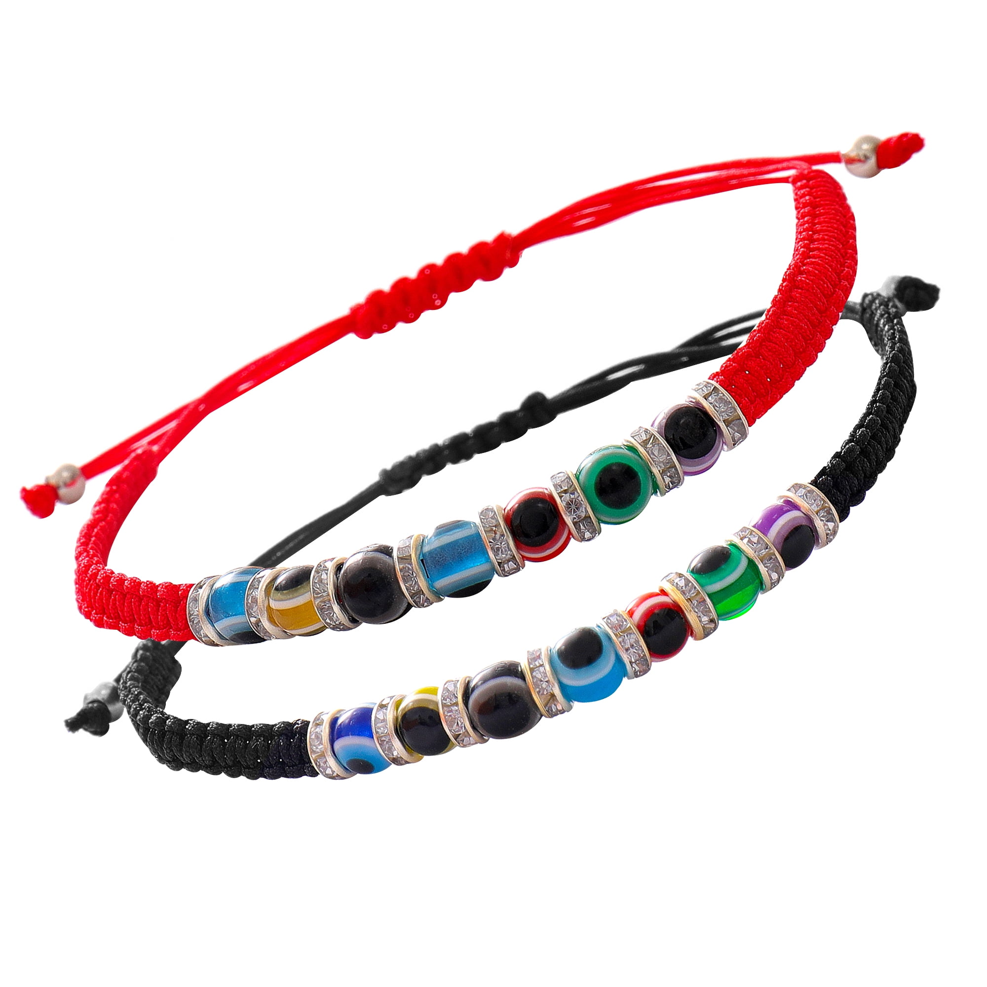 Evil Eye Bracelets Couples Bracelets Handmade Red String Kabbalah ...