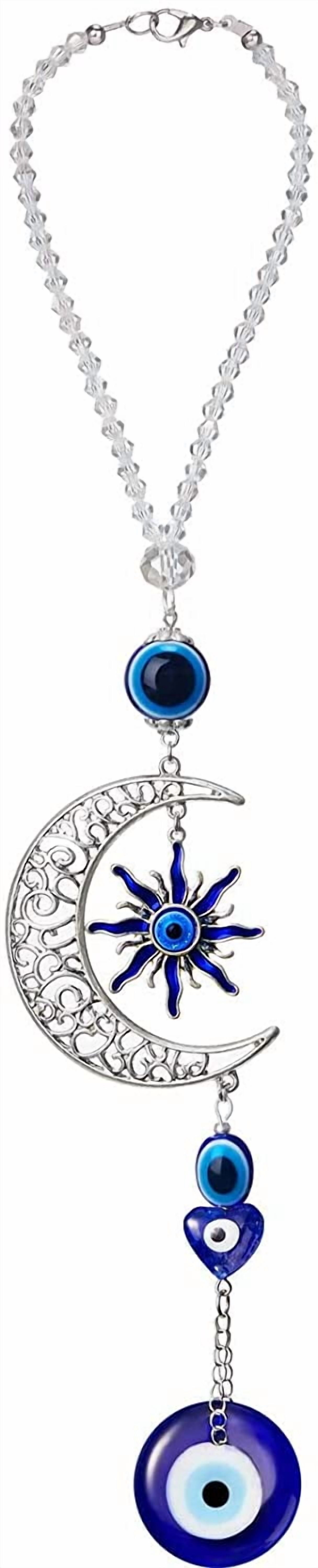 Evil Eye Car Hanging Ornament Evil Blue Eye Charms for Rear View Mirror ...