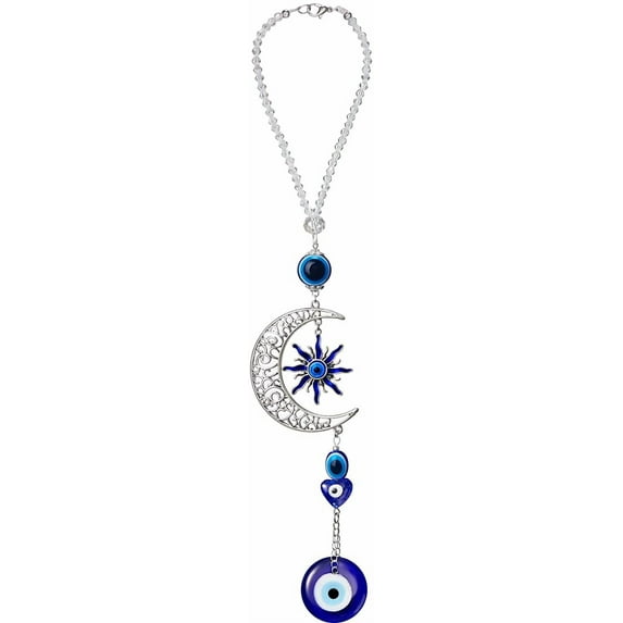 Evil Eye Car Hanging Ornament Evil Blue Eye Charms for Rear View Mirror ...