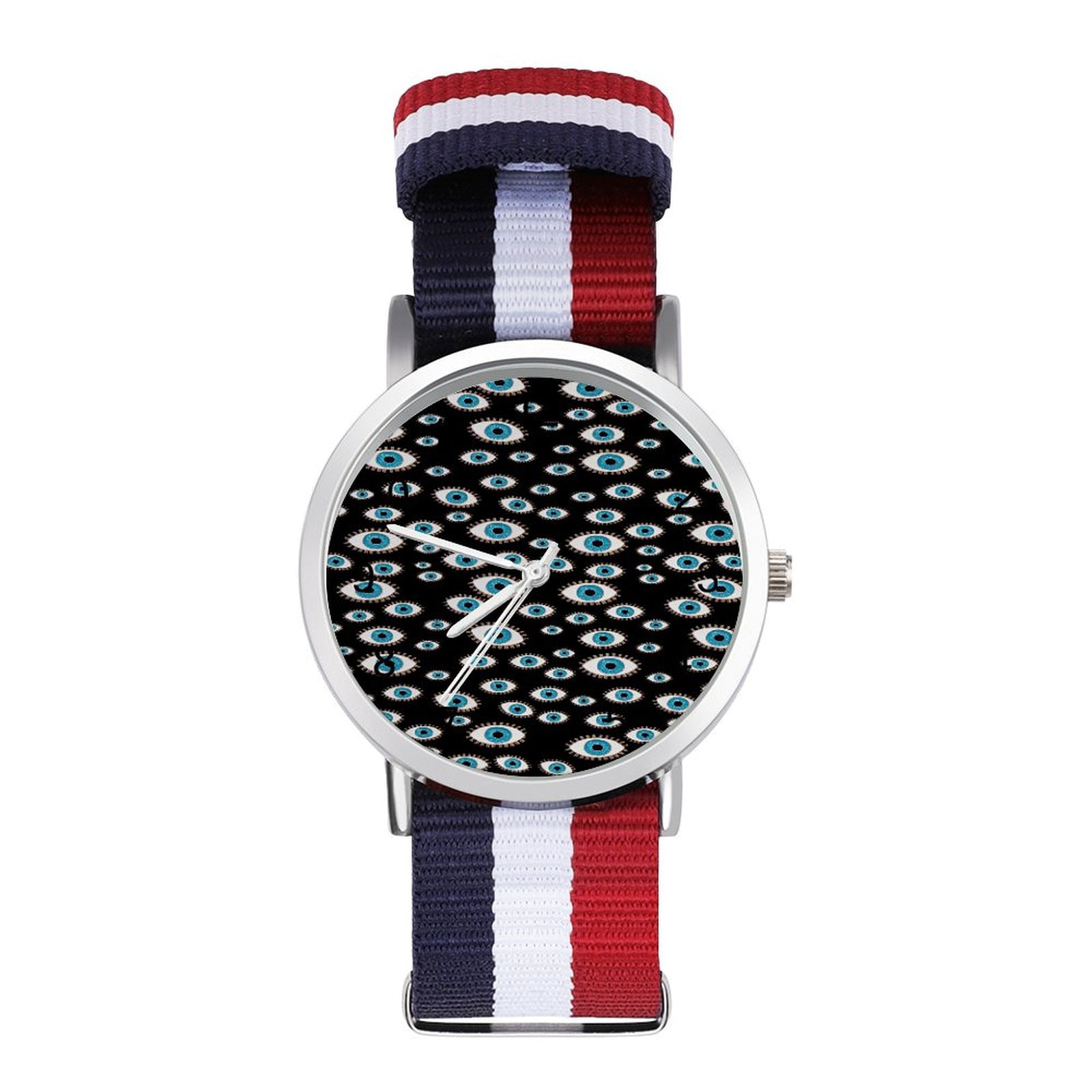 Evil Eye Casual Wrist Watches for Men Women Simple Large Face Watch ...