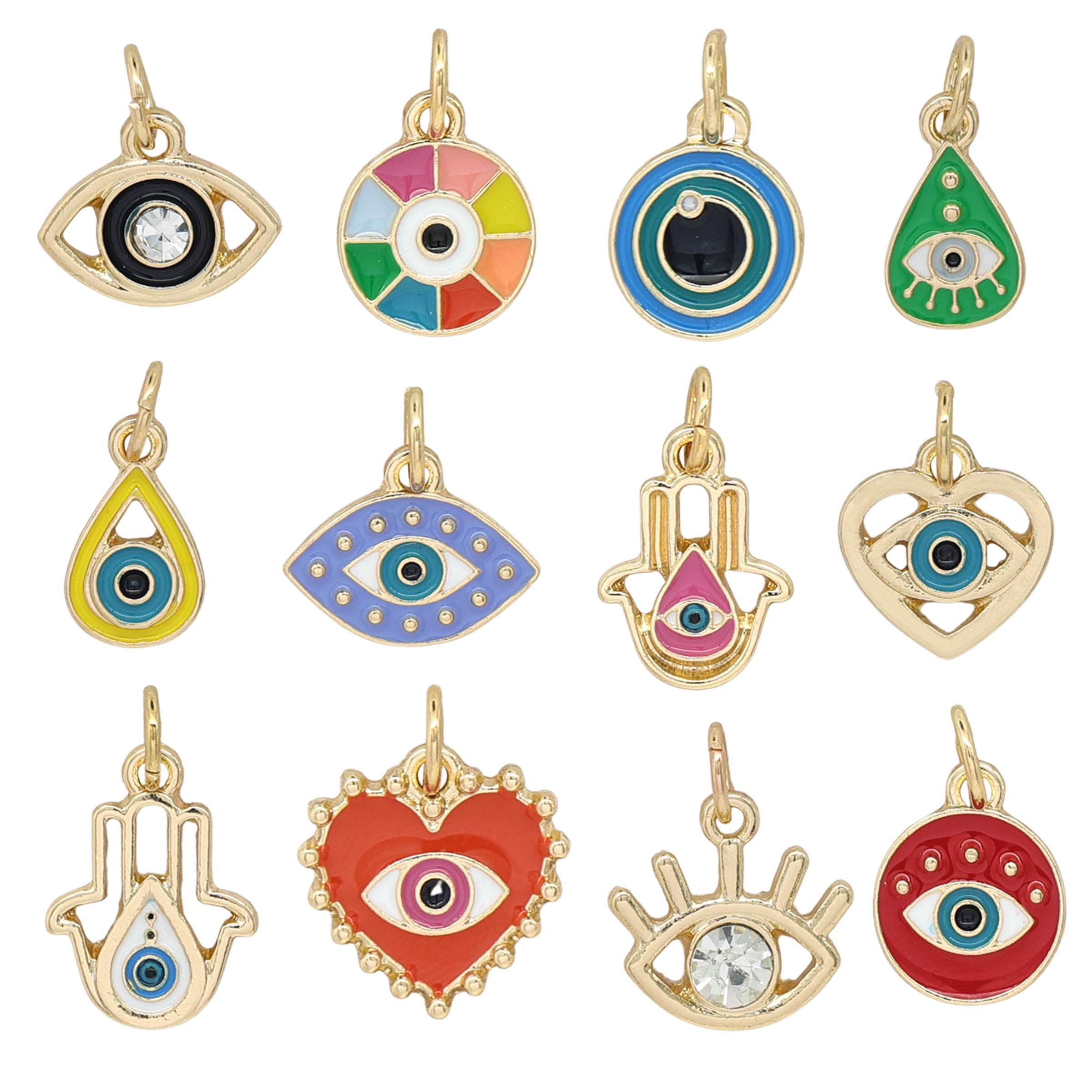 Evil Eye Charm Mix by Bead Landing 12pc - Walmart.com