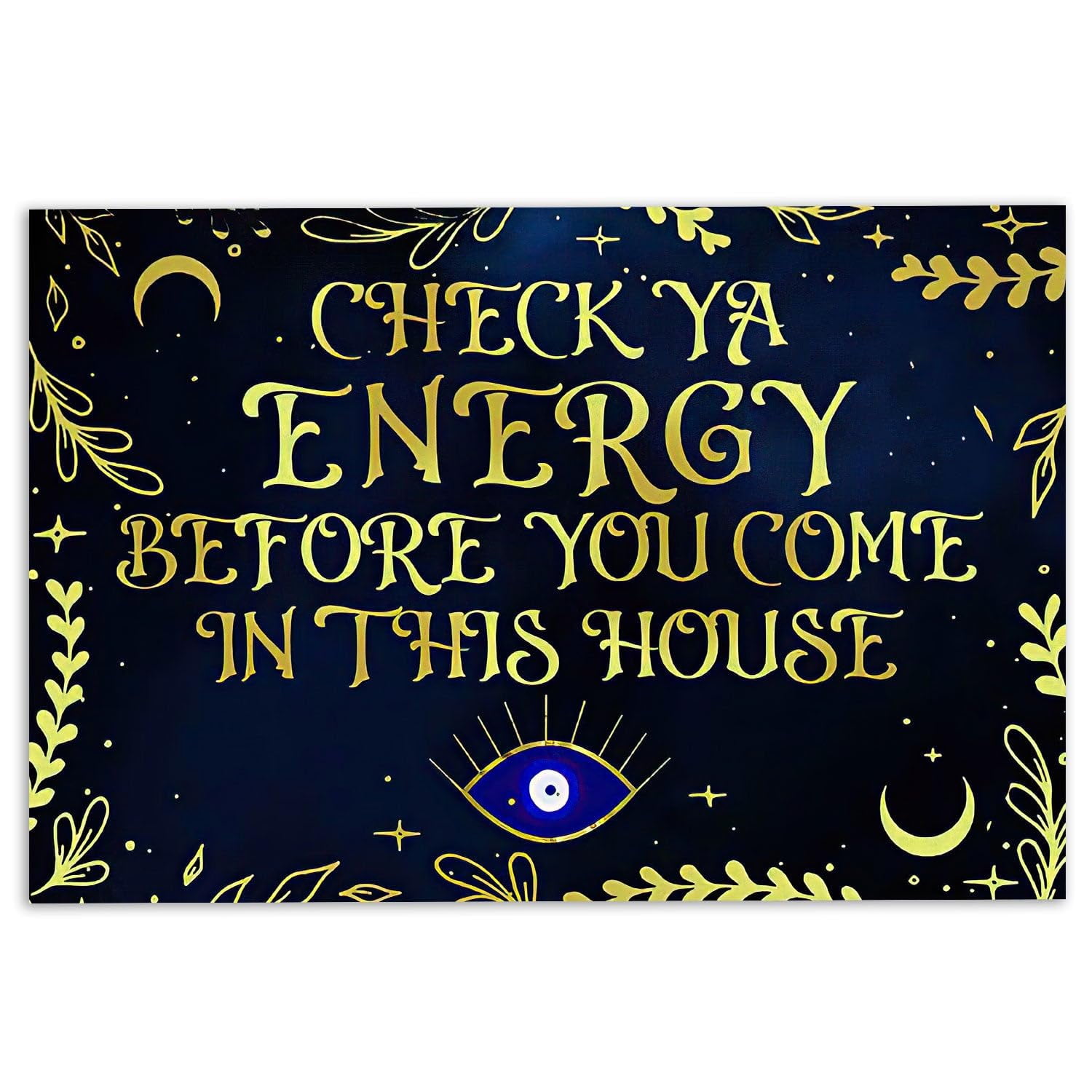 Evil Eye Door Mat Check ya Energy Wicca Mati Mataki Evil Turkish Eye ...