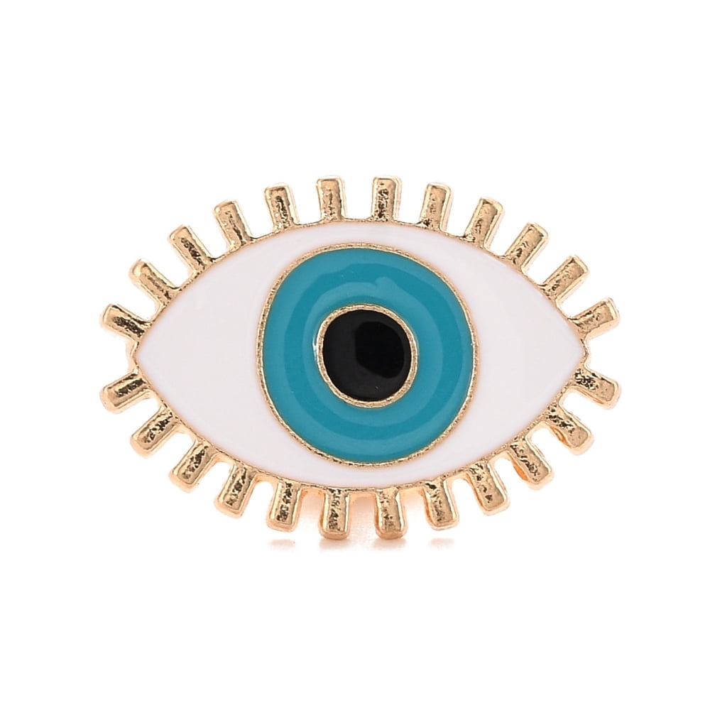 Evil Eye Enamel Pin Alloy Enamel Brooch for Backpack Clothing Light ...