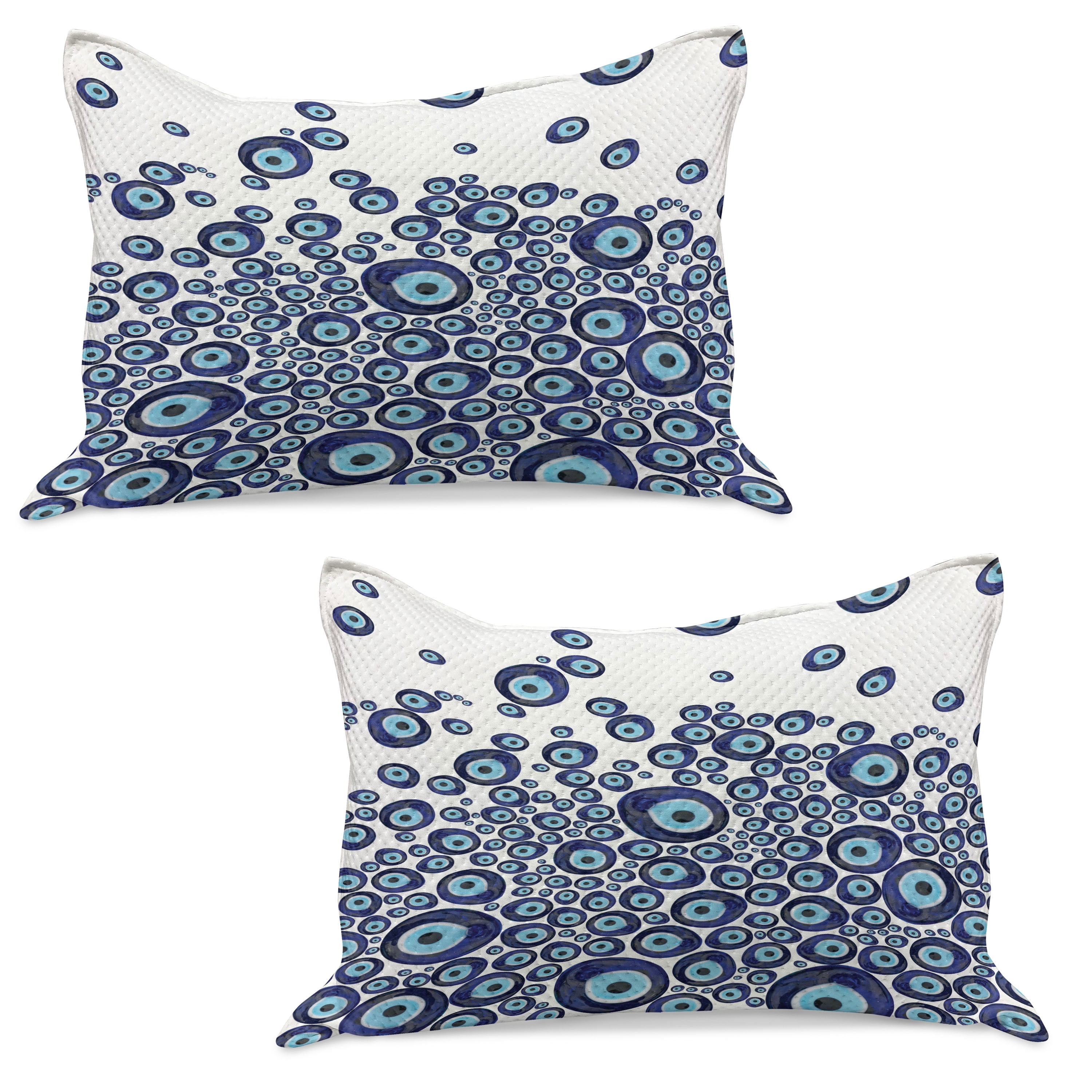 Evil Eye Knitted Quilt Pillowcover Set of 2, Culture Folkloric Luck ...