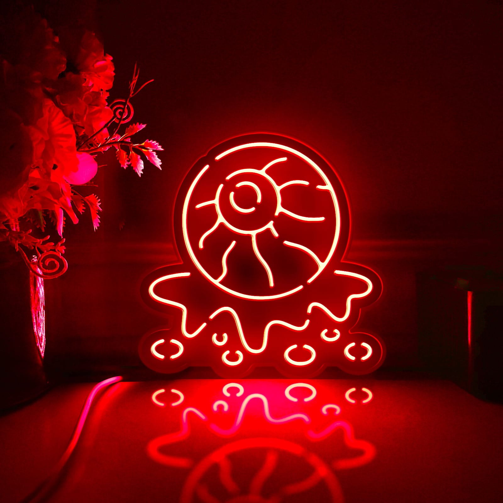 Evil Eye Led Light Box, Dimmable Neon-Like Light Signs USB Power for ...