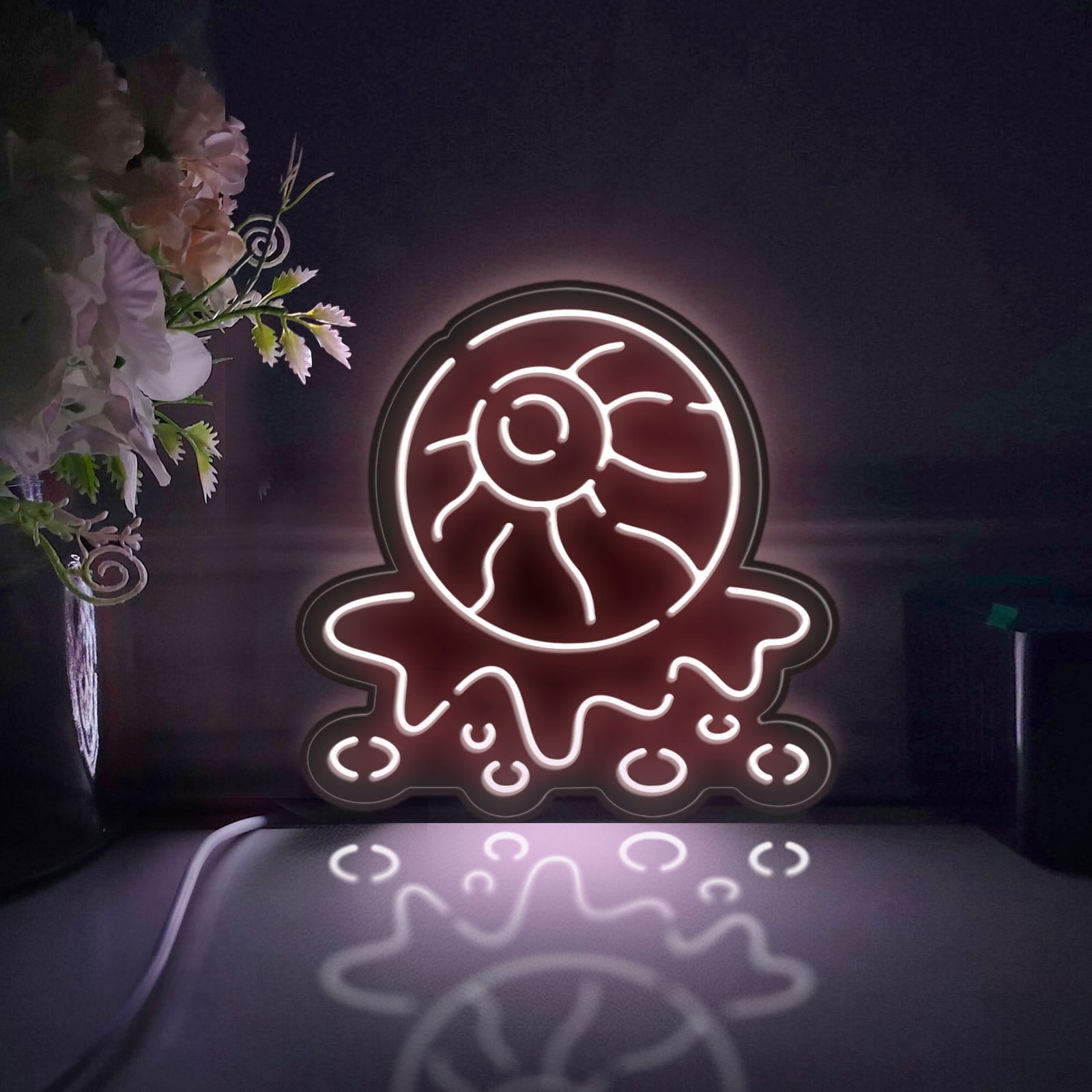 Evil Eye Led Light Box, Dimmable Neon-Like Light Signs USB Power for ...