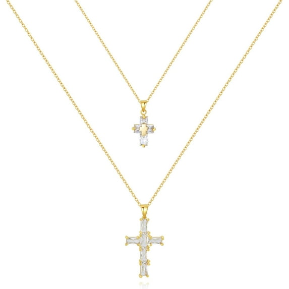 Evil Eye Necklace for Women 18K Gold Plated Evil Eye Layered Necklace ...