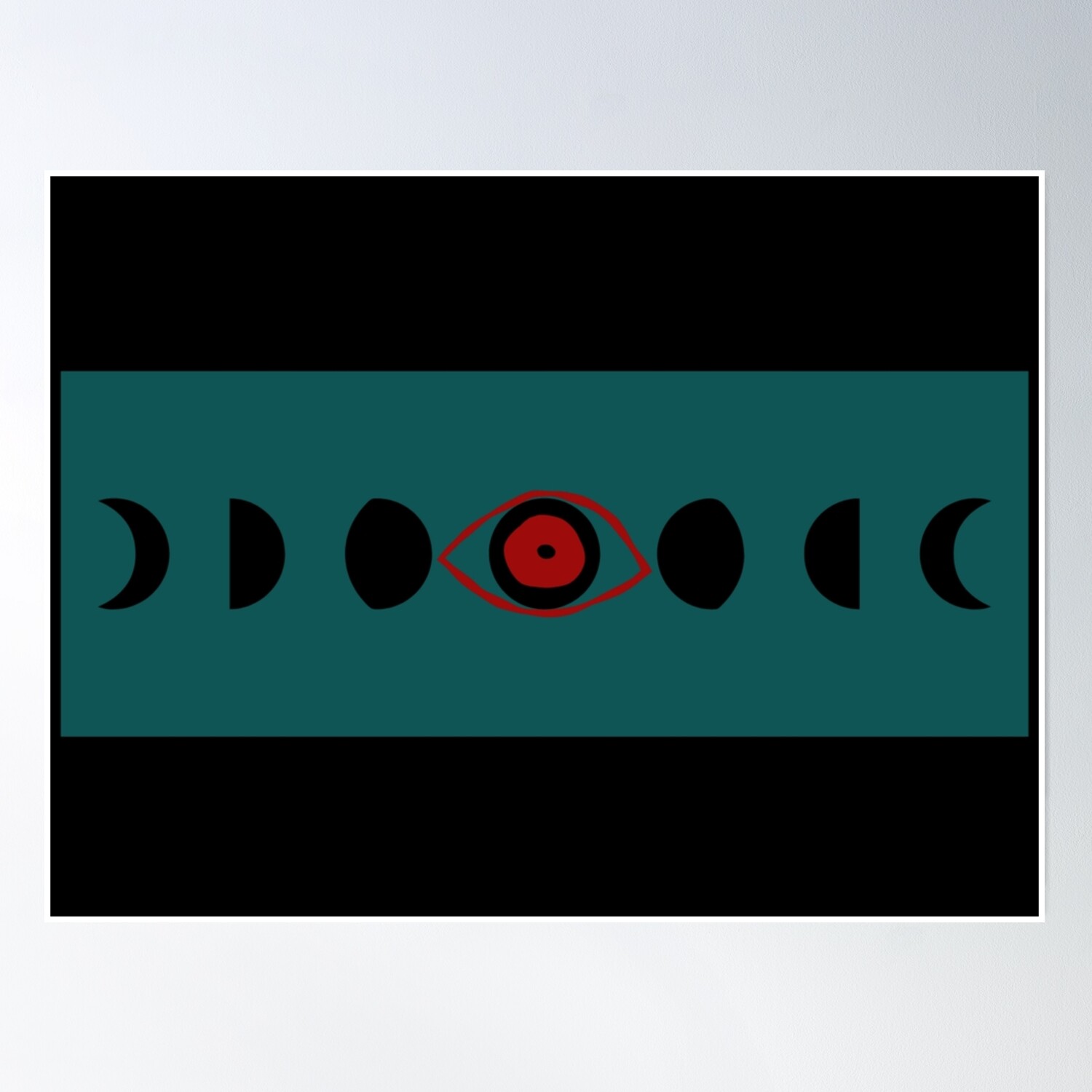 Evil Eye Poster Wall Art, Modern Wall Decor, 8x12 UNFRAMED - Walmart.com