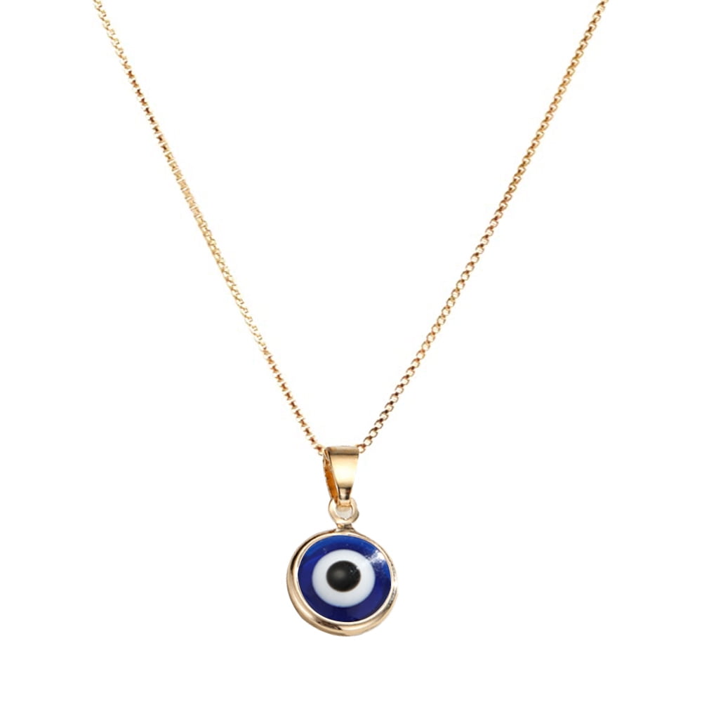 Evil Eye Protection Charm Pendant Chain Necklace For Men & Women - Evil ...