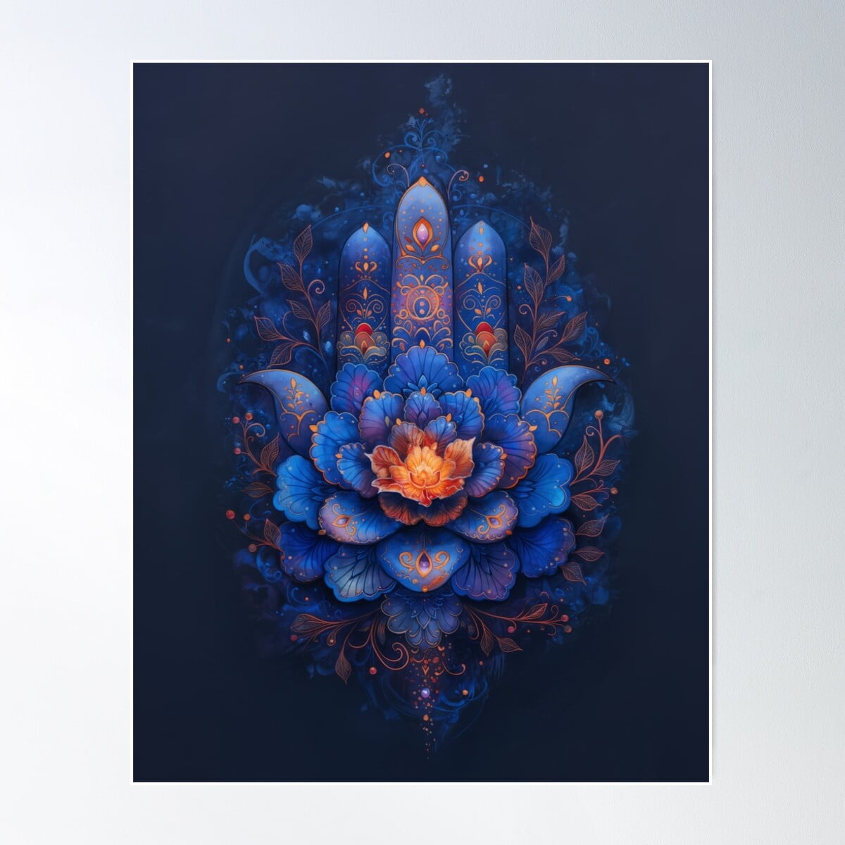 Evil Eye Protection Poster Wall Art, Modern Wall Decor For Living Room ...