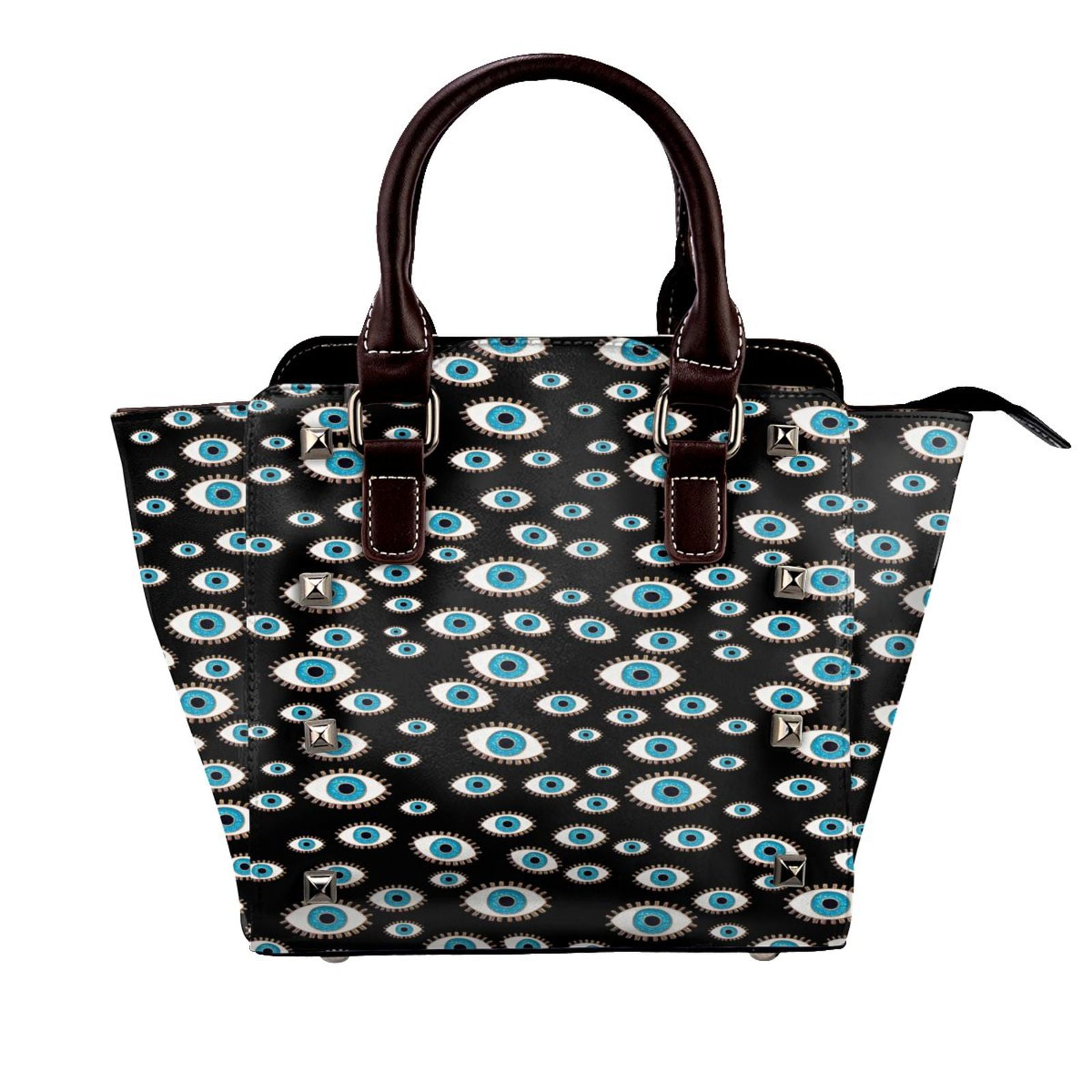 Evil Eye Rivet Fashion One-Shoulder Women's Handbag Tote Bag - Walmart.com