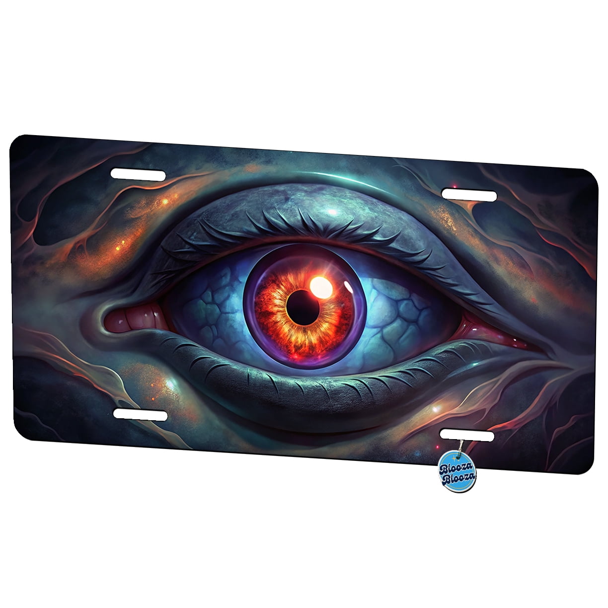 Evil Eye Scary Creepy Metal Novelty License Plate - Walmart.com