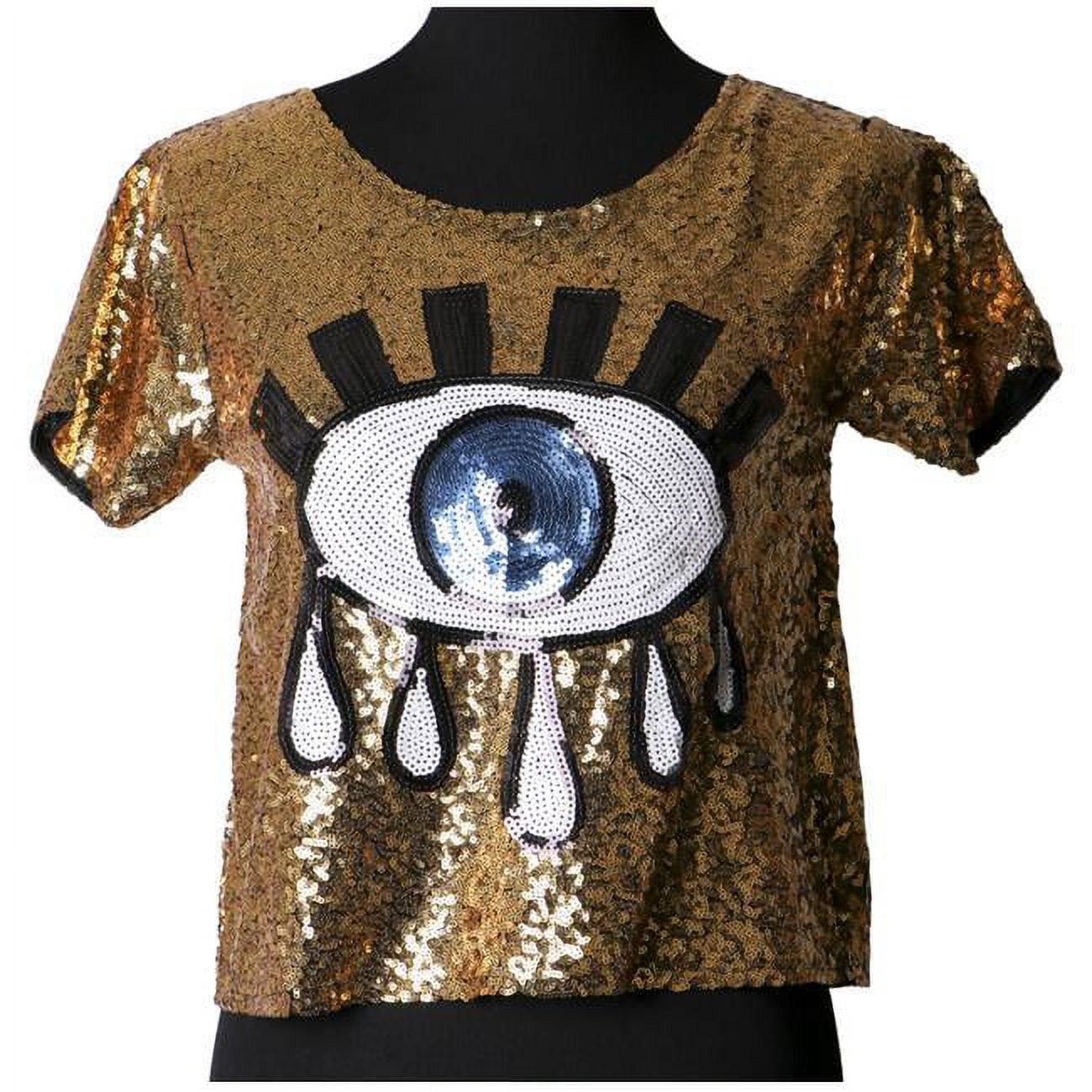 Evil Eye Sequin Coverup, Green - Walmart.com