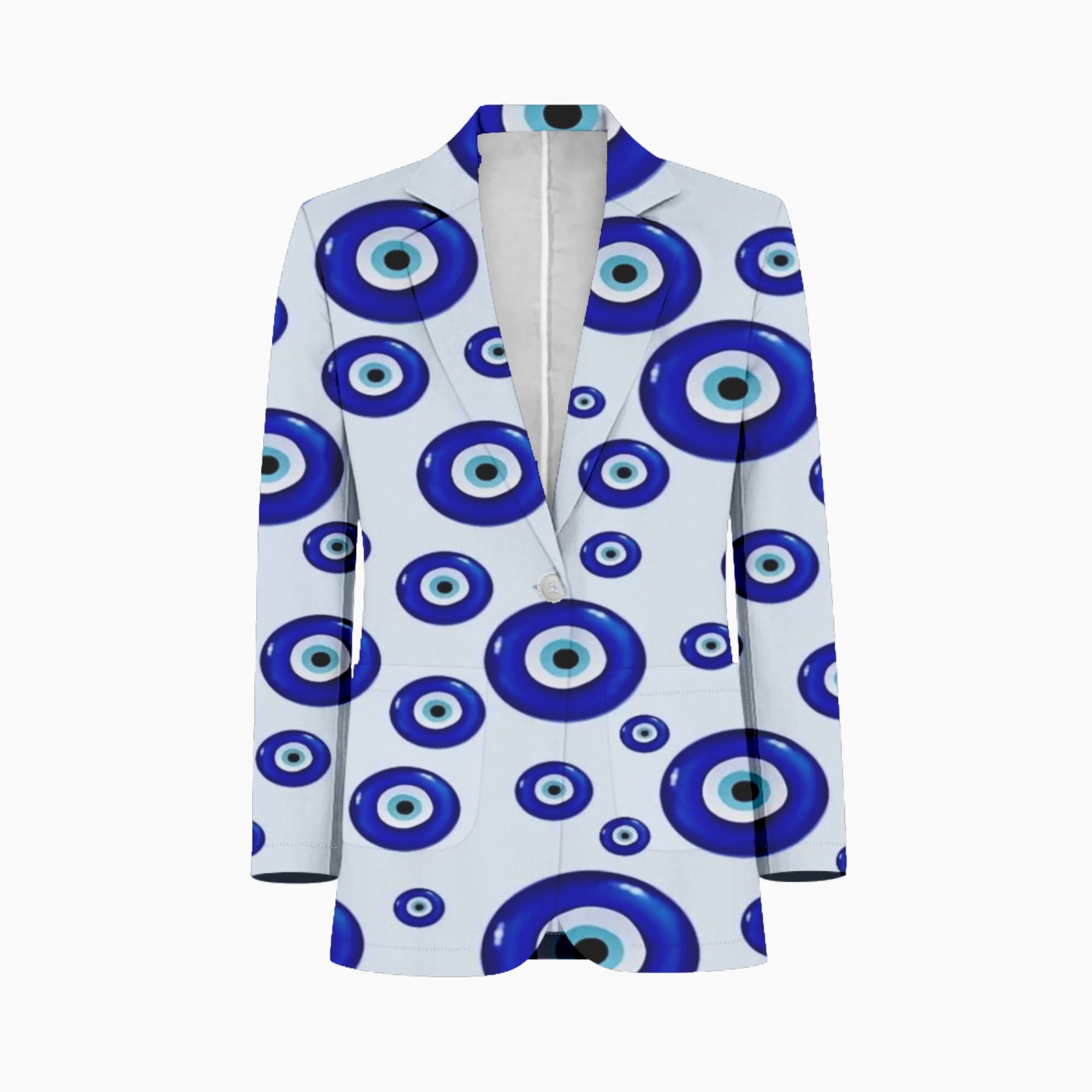 Evil Eye Symbol Mens Suits Shawl Collar Slim Fit Suit Mens Groom Jacket ...