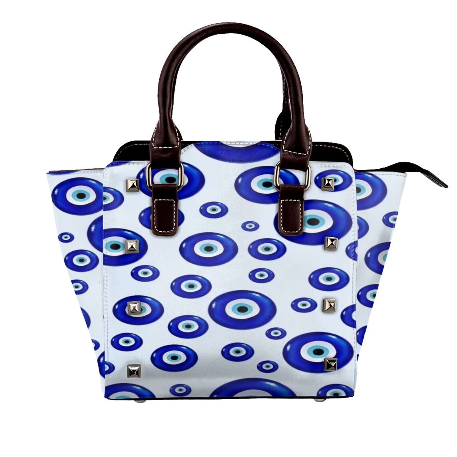 Evil Eye Symbol Rivet Fashion One-Shoulder Women's Handbag Tote Bag ...
